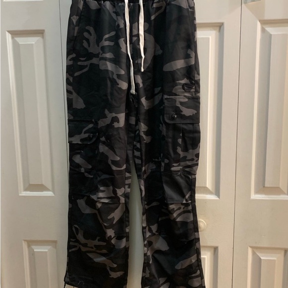 SHEIN | Pants | New Shein Camo Grey Tones Mens Long Pants Size L | Poshmark